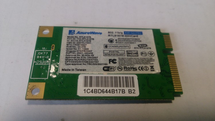 WiFi модуль Realtek RTL8187B