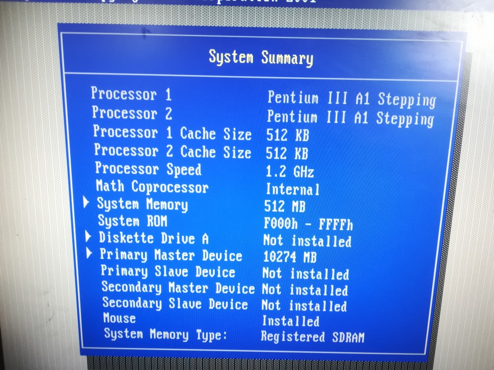Серверная материнская плата IBM 864641X xSeries 220 + 2х Pentium III ...