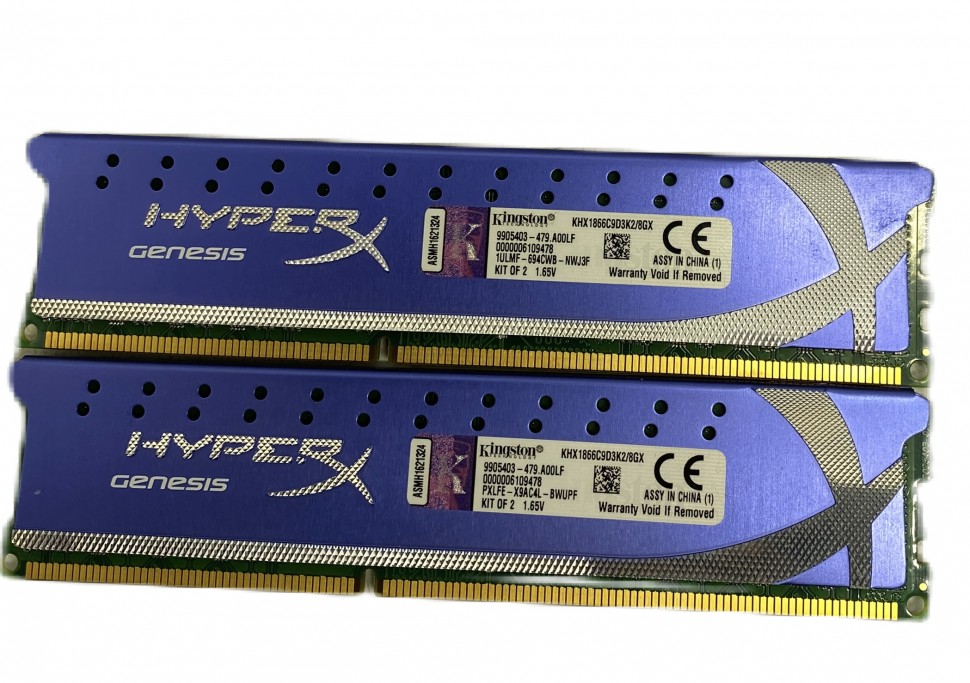 Оперативная память HyperX 8GB (4GBx2шт.) DDR3 1866 МГц DIMM CL9 ...