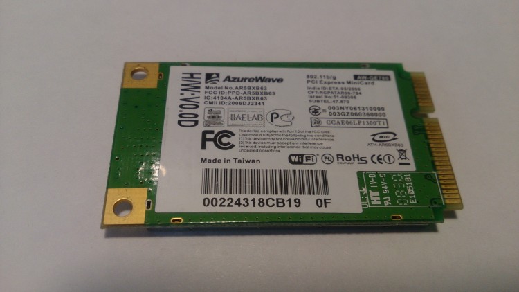 WiFi модуль AzureWave AR5BXB63
