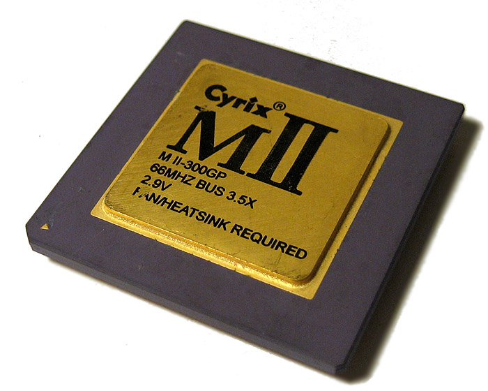 Процессор Cyrix MII-300GP 75 MHz 2.9V Socket 7