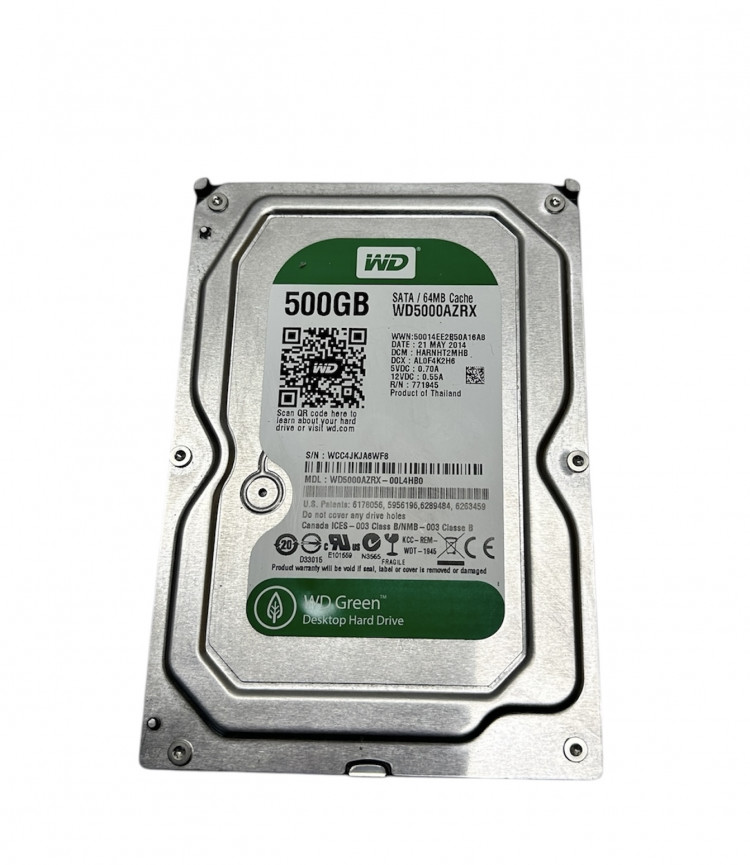 Жесткий диск Western Digital WD5000AZRX 500Gb IntelliPower SATA III 3.5 ...