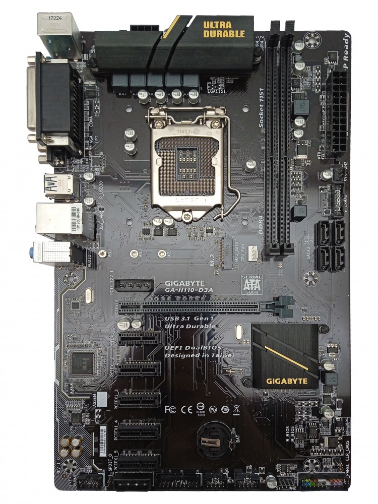 Материнская плата GIGABYTE GA-H110-D3A LGA1151