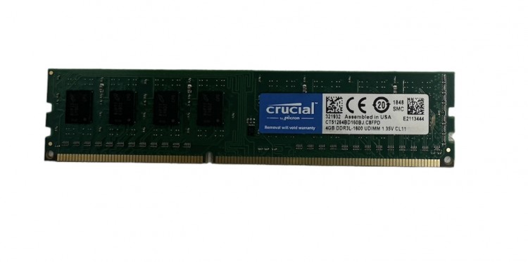 Оперативная память Crucial Basics Desktop CT51264BD160BJ.C8FPD DDR3 4GB